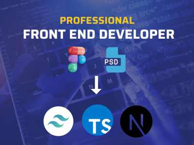 Front End Developer | Figma to Next JS/React JS Tailwind CSS | Upwork