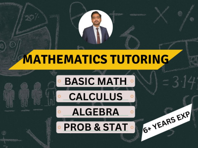 An online math tutor for algebra calculus SAT and basic math. | Upwork