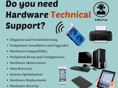 Hardware Technical Support for Computer, printer, laptops, etc. | Upwork
