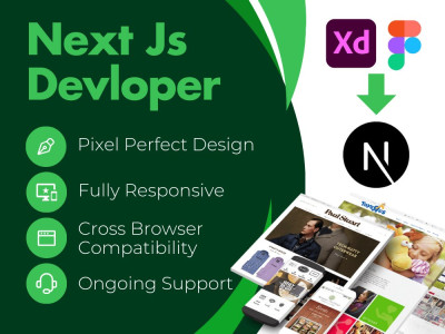 Front End Developer | Tailwind CSS | Figma to Next.js | Next.js Developer. | Upwork