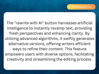 Rewrite with AI feature for your asp.net application | Upwork