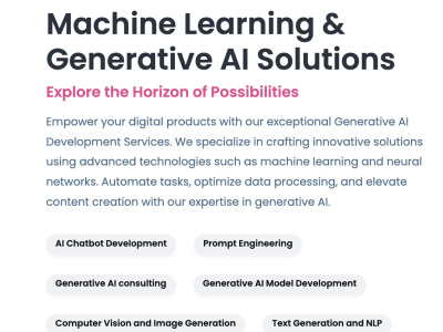 Machine Learning & Generative AI Solutions | Upwork
