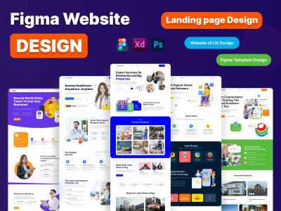 Figma design for figma website design, figma website, website mockup ...