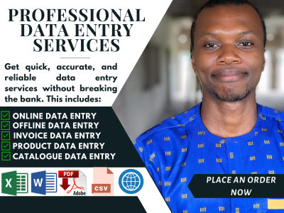 Professional and 100% Error-Free Data Entry Services | Upwork