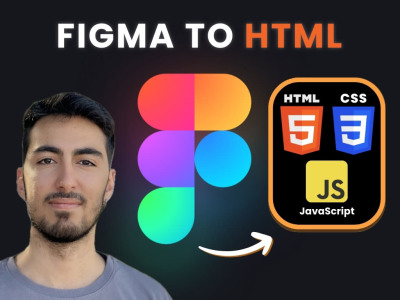Your Figma design file converted to HTML5, CSS3, JavaScript | Upwork