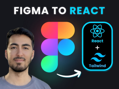 Your Figma design file converted to React.js + Tailwind | Upwork