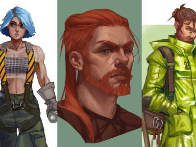 A character illustration in this style | Upwork