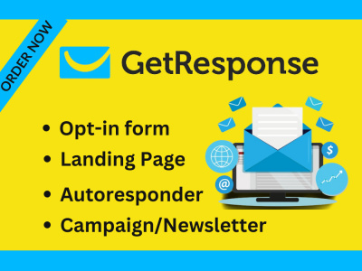 Getresponse opt-in form, email template, landing page | Upwork