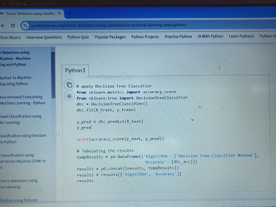 Python Tumor Detection Project Machine Learning | Upwork