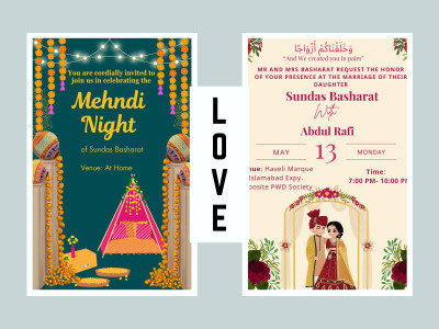 An elegant wedding invitation card, flyer Design baby shower card | Upwork