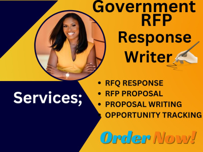 Professional government RFP, , RFQ response & proposal writing services ...
