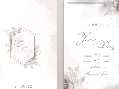 Custom Wedding Invitation Design & Template Services | Upwork