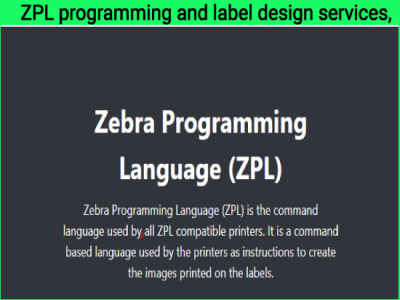 ZPL programming and label design Solution, | Upwork