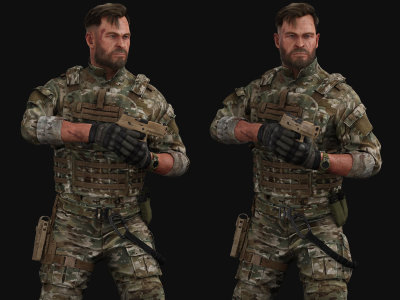 3D Character Modeling game character for unreal engine unity game ...