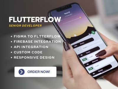 FlutterFlow Custom Responsive Design, Figma to FlutterFlow, API Integration | Upwork