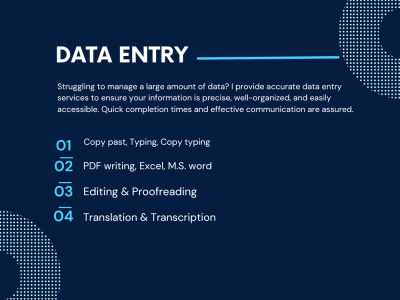 Accurate, Reliable Data Entry & Typing Services | Upwork