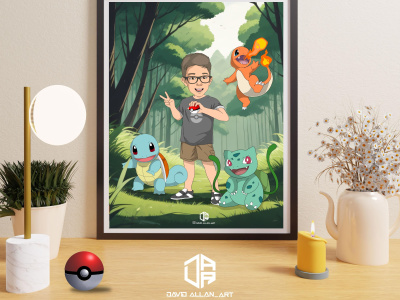 A Custom Pokemon Portrait of you as a trainer | Upwork