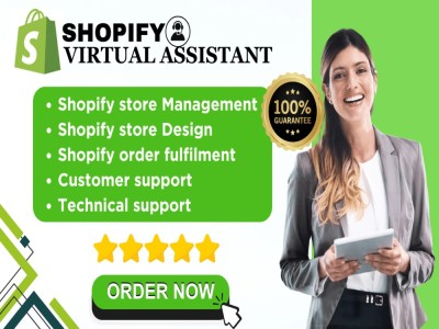 Shopify virtual assistant sales marketing expert and store manager | Upwork