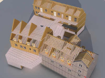 Structure plan,3d model,floor plan,excavation plan,render,convert to ...