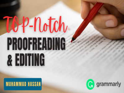 Top-Notch Proofreading & Editing (Any Document Type or Format/1-2 Days) | Upwork