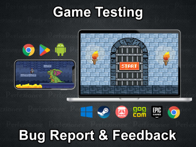 Thorough testing for your game with a bug report and feedback | Upwork