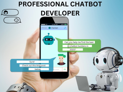 Chatbot using Botpress typebot customized Integration Chat GPT open AI | Upwork