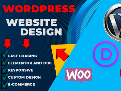 Wordpress web design, development, wordpress redesign, create wordpress web | Upwork