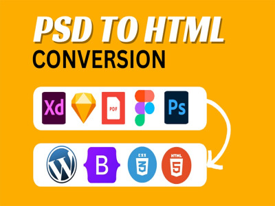 Your Design(Figma, Xd, Psd...) to Html, css , bootstrap Responsive website | Upwork