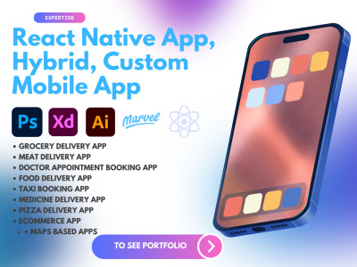 Custom iOS App | Android App| React Native | Flutter | Upwork