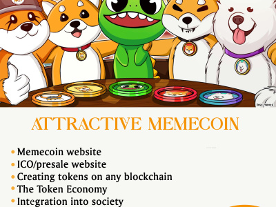 A dynamic and captivating memecoin website for your crypto project | Upwork
