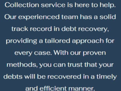 Collections team to work on your account receivables | Upwork