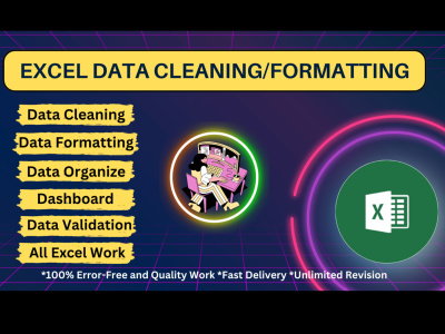 Web Scrapping, Excel Data Cleaning, Formatting, Organizing | Upwork
