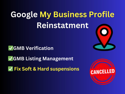 Gmb reinstatement | GMB Verification | Gmb management for local ...