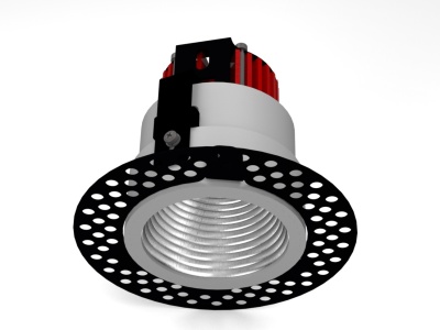 Cost-effective downlight with its drawing | Upwork