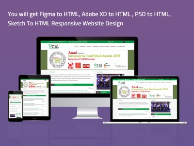 Figma to HTML, Adobe XD to HTML, PSD to HTML, Sketch to HTML Website ...