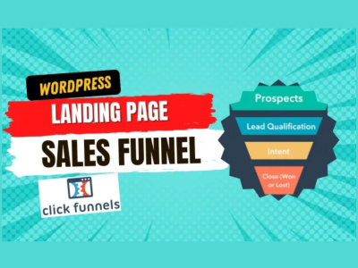 Wordpress sales funnel or click funnels and landing page | Upwork