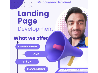 Professional Landing Page Development built with HTML & CSS & Javascript | Upwork