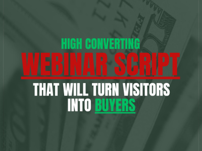 Webinar Scriptwriting Services | Upwork