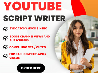Engaging YouTube Scripts From A Seasoned Youtube Script Writer | Upwork