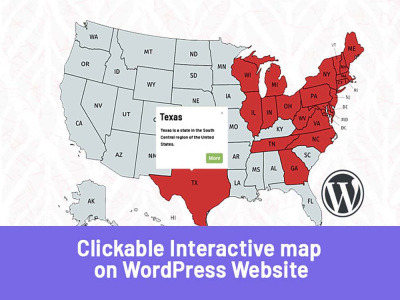 Custom interactive maps for WordPress website | Upwork