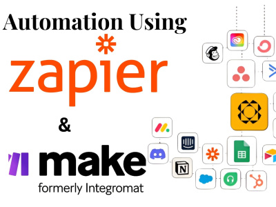 Automation or integration using zapier and make (integromat) | Upwork