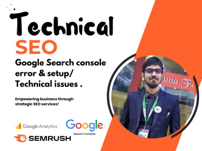 Fix technical SEO issues , Google Search Console error and setup | Upwork