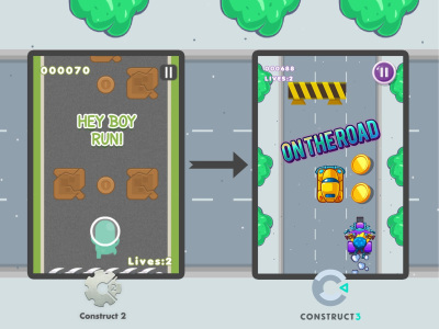 A converted Construct 2 to Construct 3 source file | Upwork