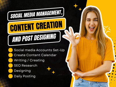 Social media manager, content creator, post designer | Upwork