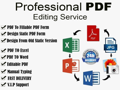 A Professional PDF Editing Service In 24hrs | Upwork