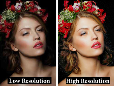 Low-resolution image converted to high resolution image | Upwork