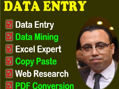 Accurate & Efficient Data Entry Specialist. Typing, Excel, Copy &Paste, PDF | Upwork