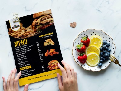 Eye-catching food menu, restaurant menu and menu board design | Upwork
