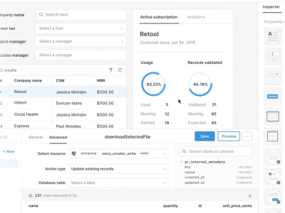 Retool Applications Dashboard for your data | Retool Expert | Upwork