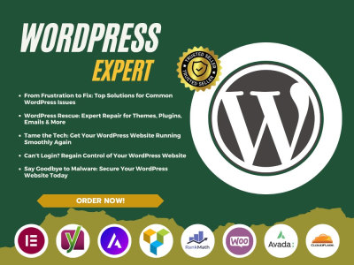 WordPress Bug Fixes, WordPress Issue, Theme & Plugin Fixes, Malware Removal | Upwork